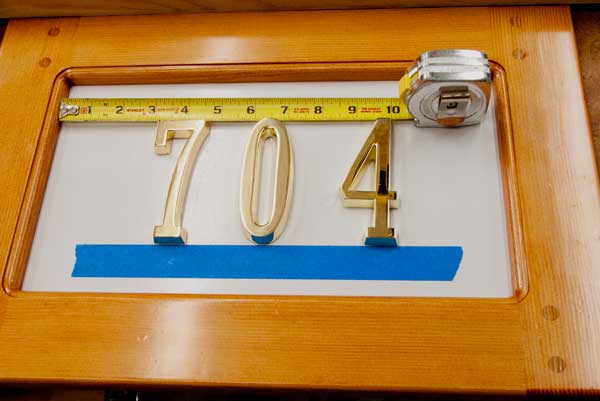 House Number Frame
